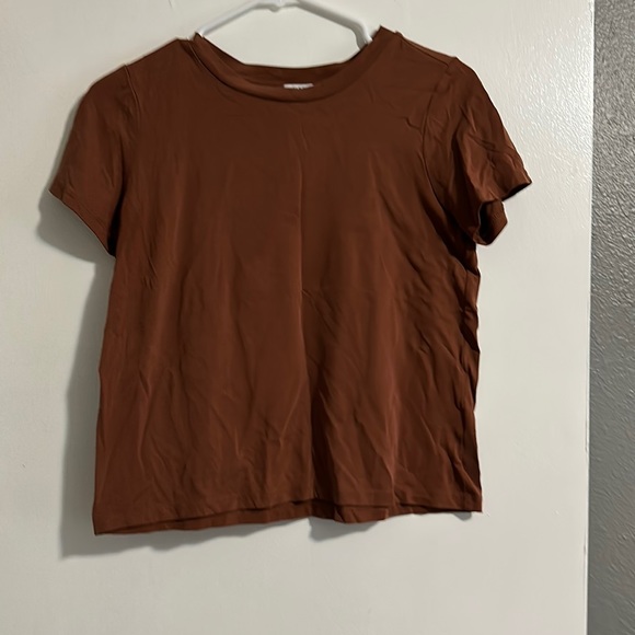 Double Zero | Tops | Size Small Velvet Like Texture Very Soft Burnt Orange Color | Poshmark